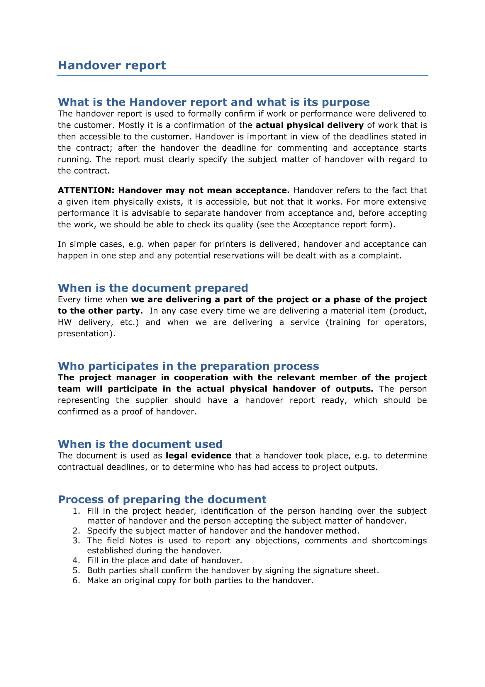 Shift Report Template