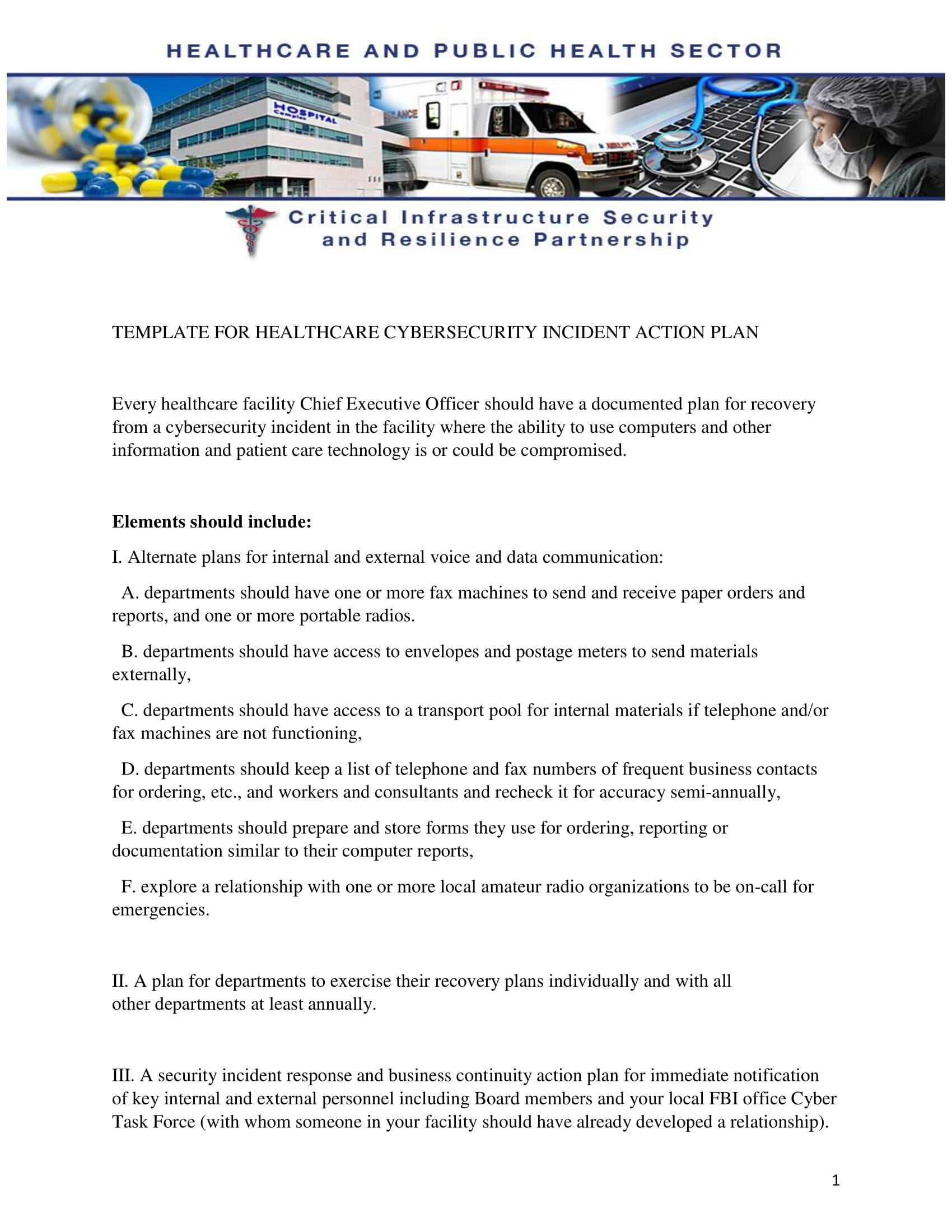 Incident Action Plan Templates 10 PDF Word Examples