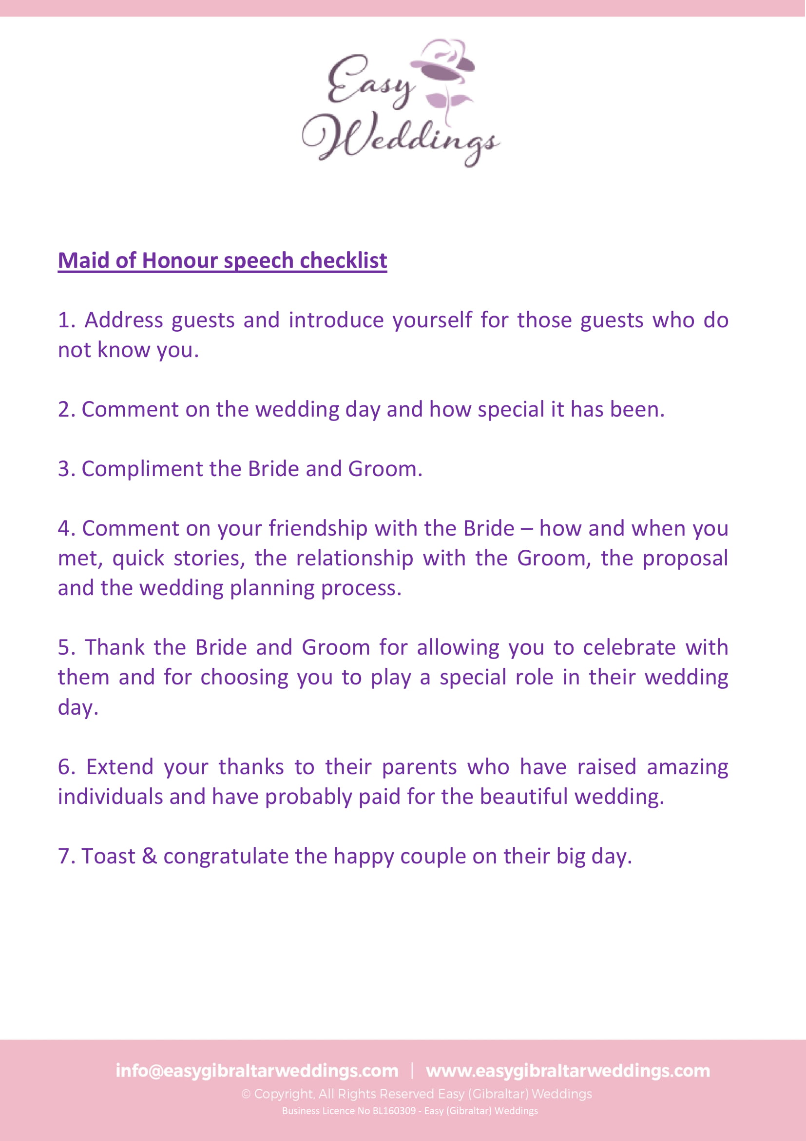 Examples Of Maid Of Honor Speeches Funny INKSTERSCHOOLS ORG
