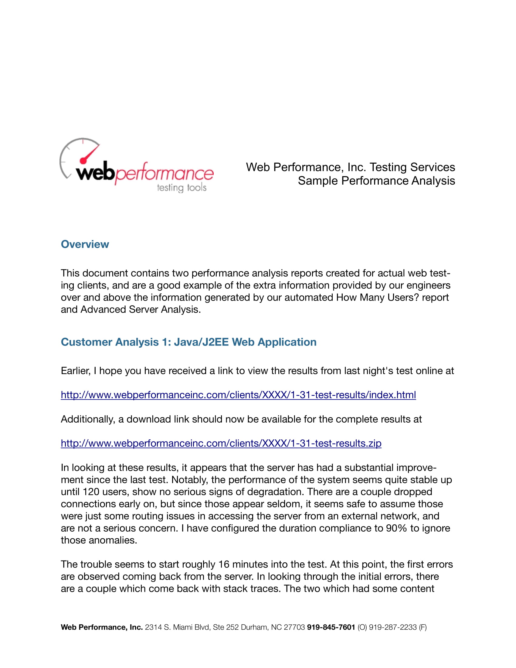 Performance Analysis Report Examples 10 PDF Apple Pages Word 
