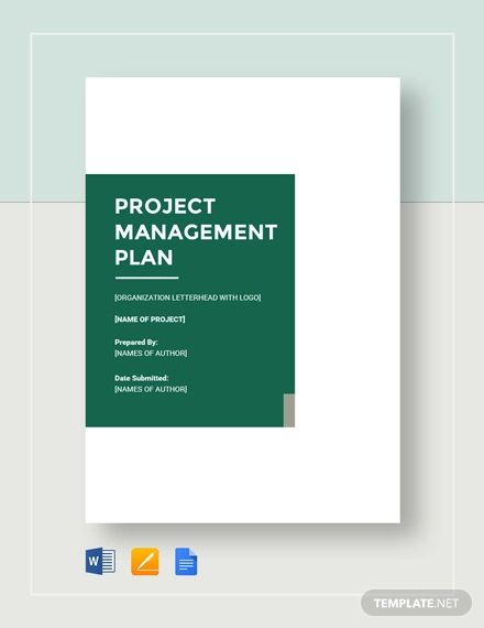 What Is A Project Management Plan Examples