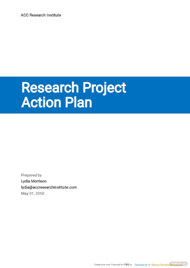 Research Project Plan - 20+ Examples, Format, Pdf | Examples