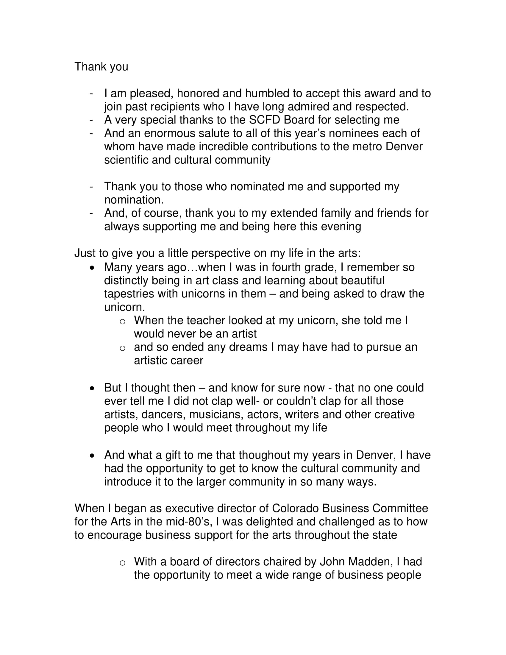 Award Acceptance Speech 9 Examples Format Sample Examples