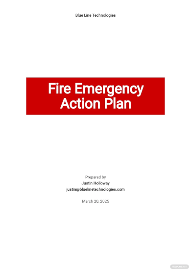 Emergency Action Plan - 26+ Examples, Format, Google Docs, Word, Pages, Pdf
