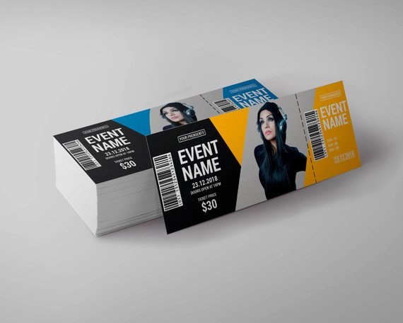 12+ Event Show Time Ticket Examples - PSD, AI | Examples