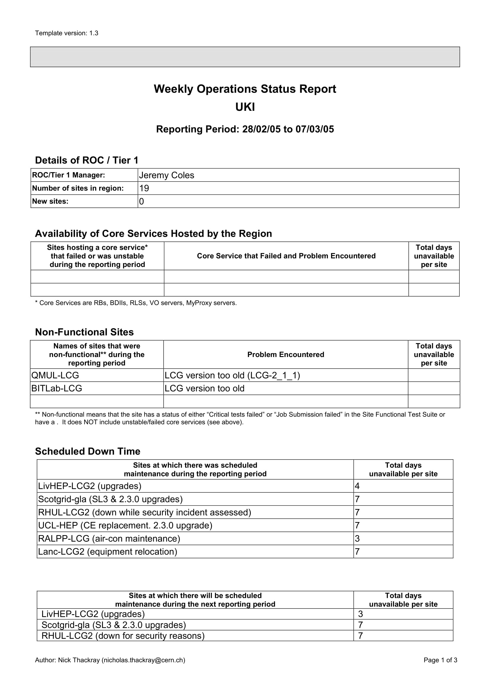 Weekly Operations Report 10 Examples Format Pdf Examples
