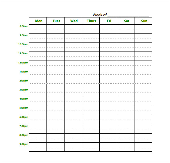 9 Study Planner Templates Examples PDF Examples