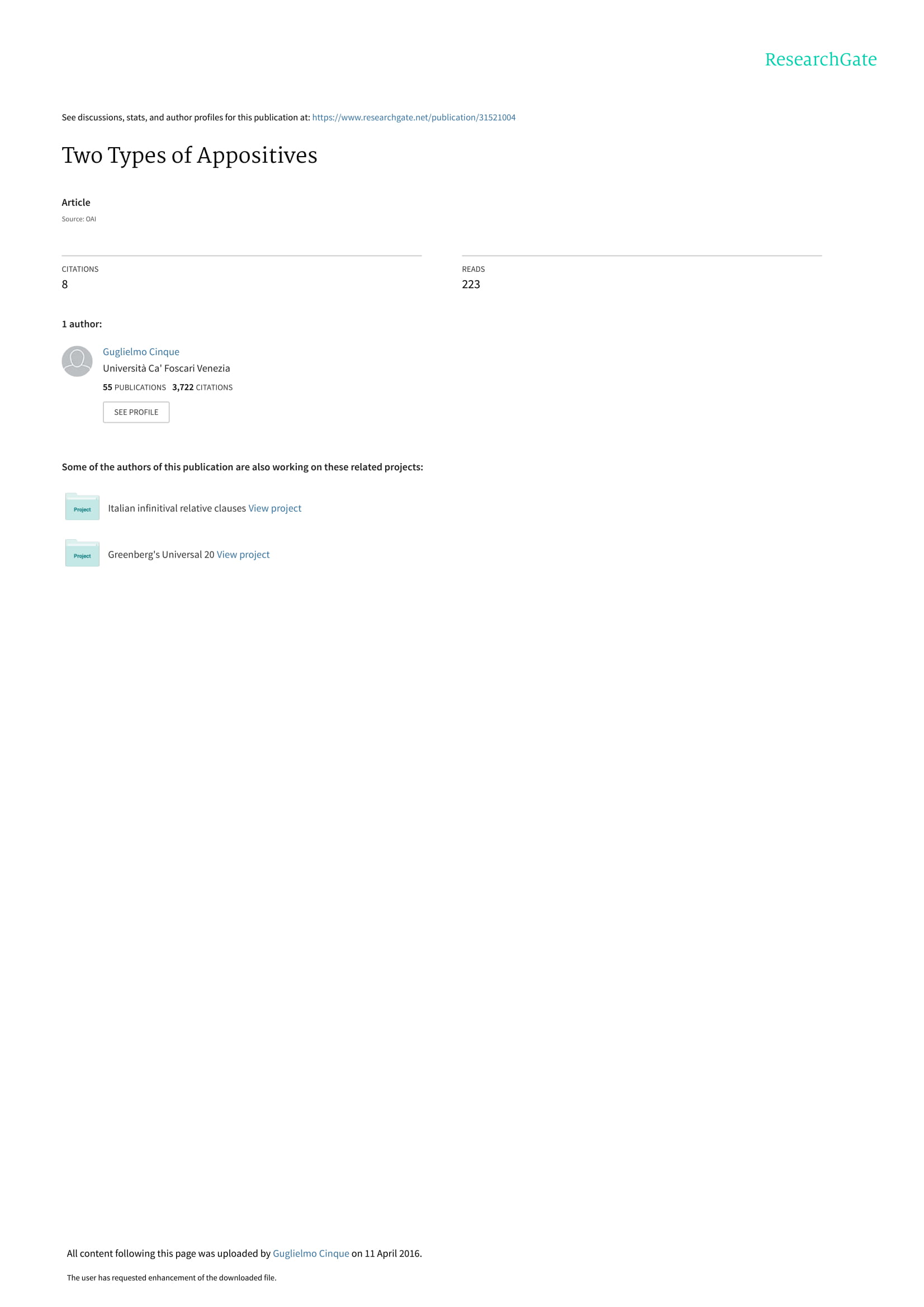 Appositive Sentence - 7+ Examples, PDF