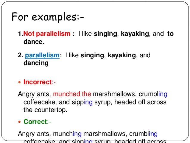 23 Parallelism Examples PDF Examples