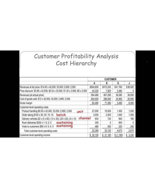 Customer Profitability Analysis - 9+ Examples, Format, Pdf | Examples