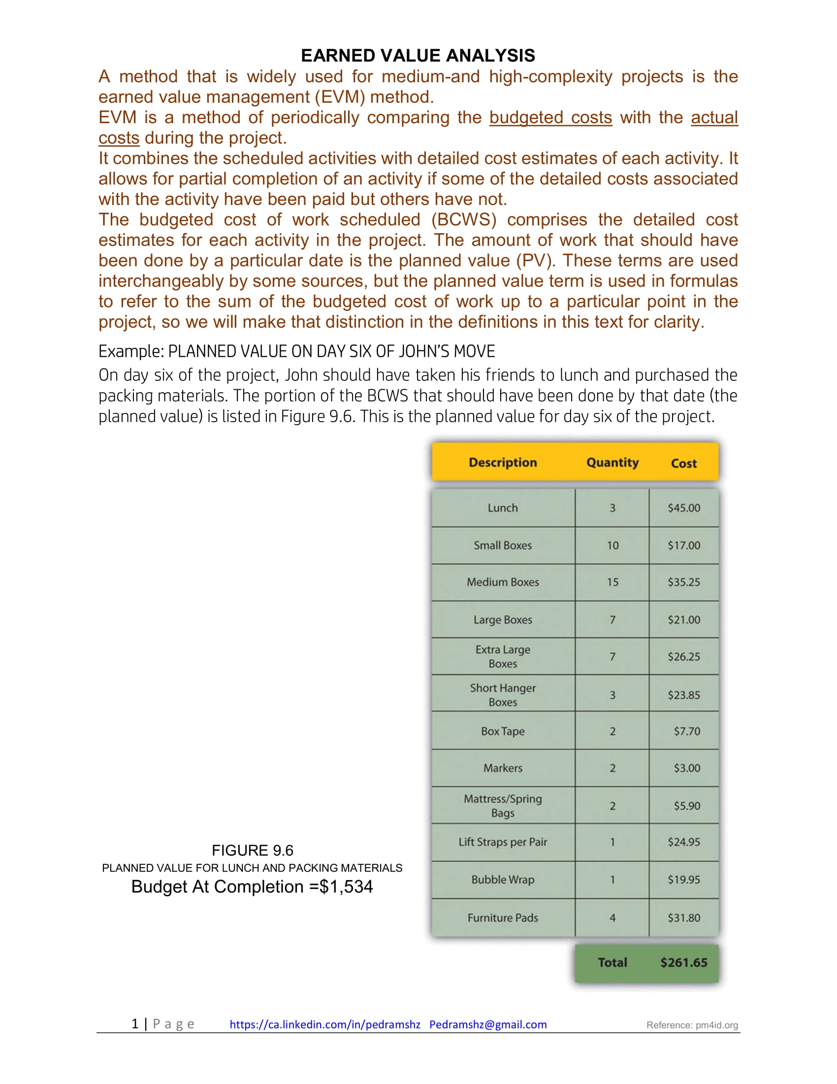 Earned Value Analysis - 10+ Examples, Format, Pdf | Examples