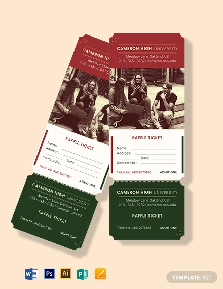 Raffle Ticket - 33+ Examples, Format, Pdf | Examples