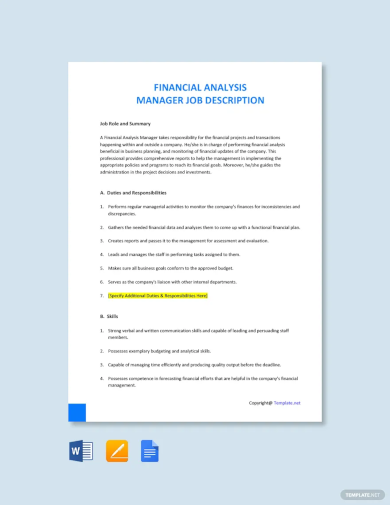 Job Analysis - 22+ Examples, Format, Pdf | Examples