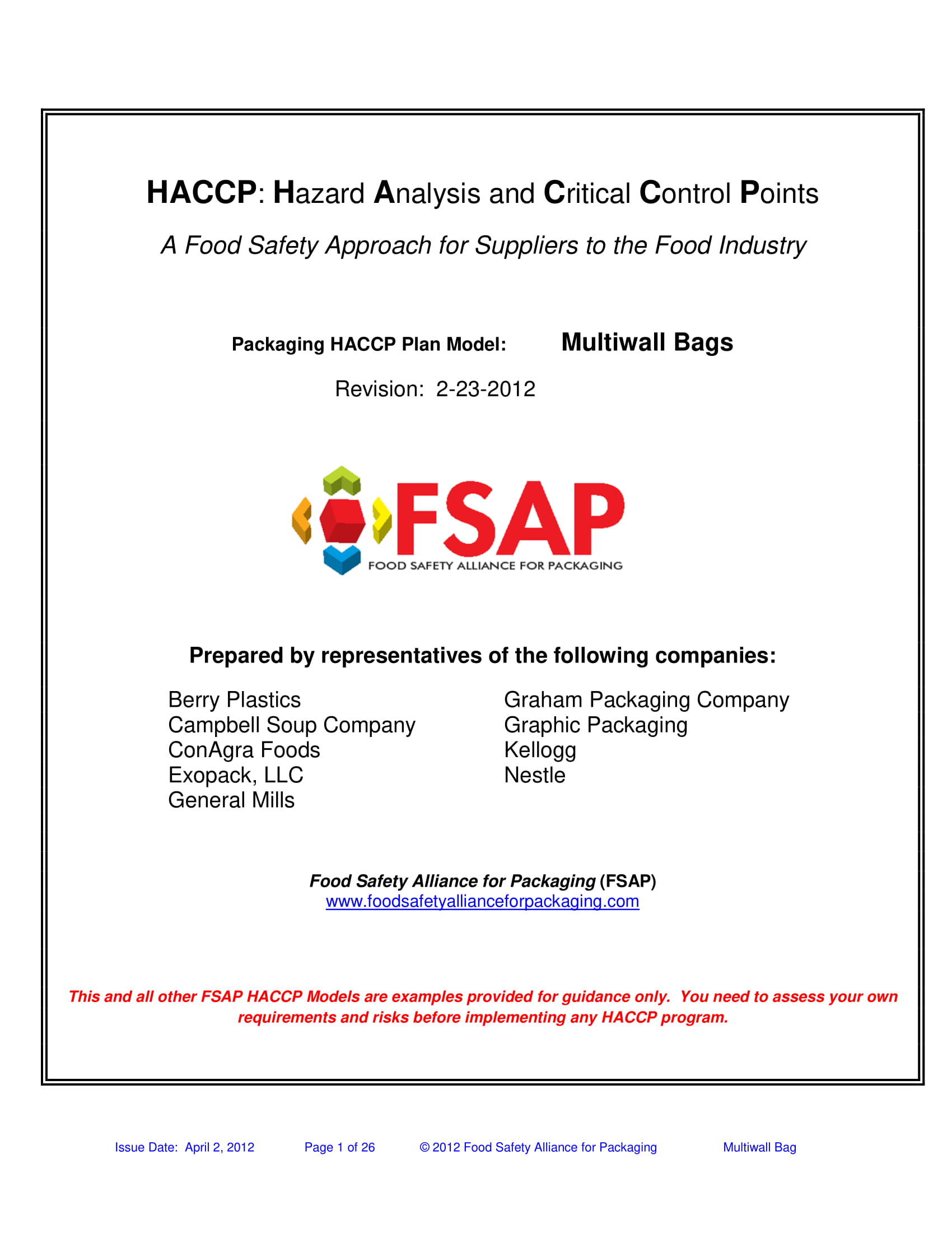10 HACCP Hazard Analysis Examples PDF Examples