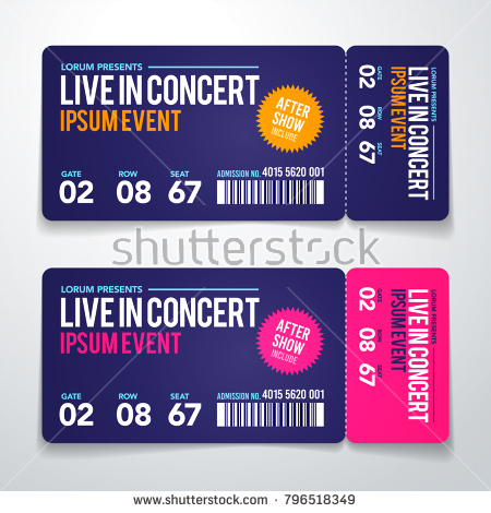 Live Concert Ticket - 16+ Examples, Format, Sample | Examples