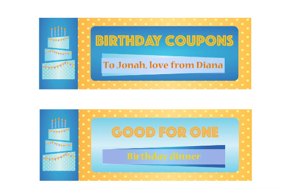 Birthday Coupon - 14+ Examples, Illustrator, Word, Pages, Photoshop ...