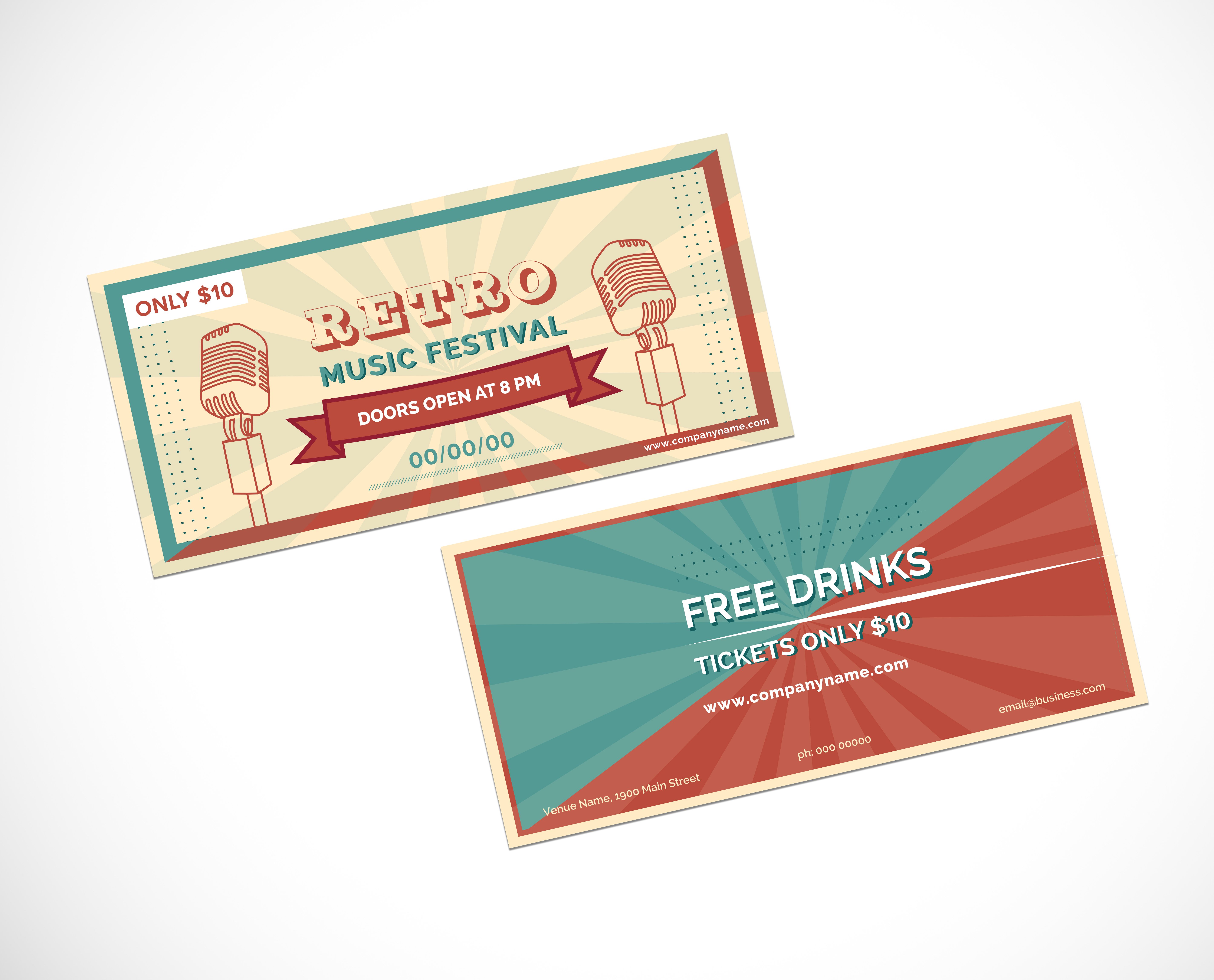 Music Concert Event Ticket 13 Examples Format Sample Examples
