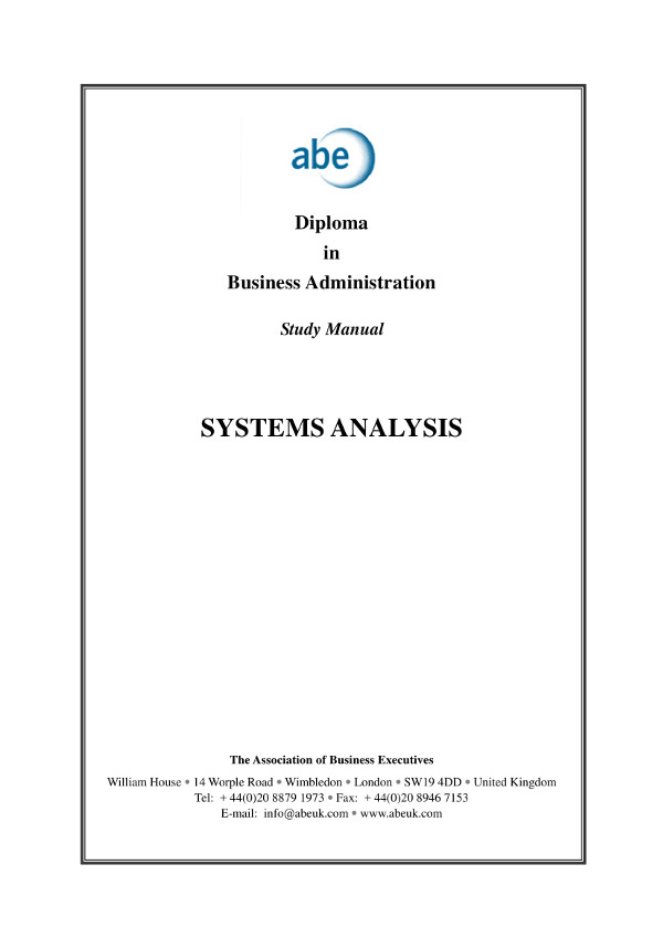 Business Systems Analysis - 9+ Examples, Format, Pdf | Examples