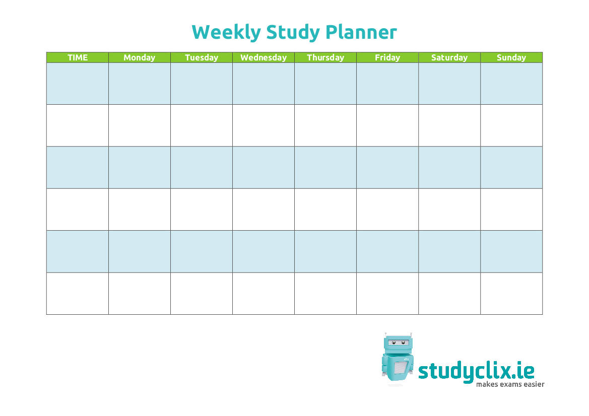 Study Plan for Students - 9+ Examples, Format, Pdf | Examples