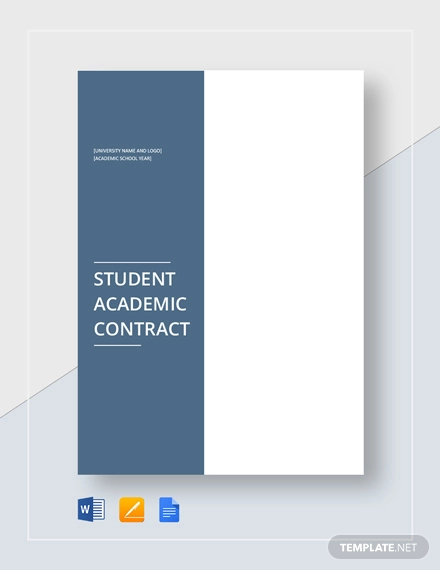 Student Academic Contract - 11+ Examples, Format, Pdf | Examples