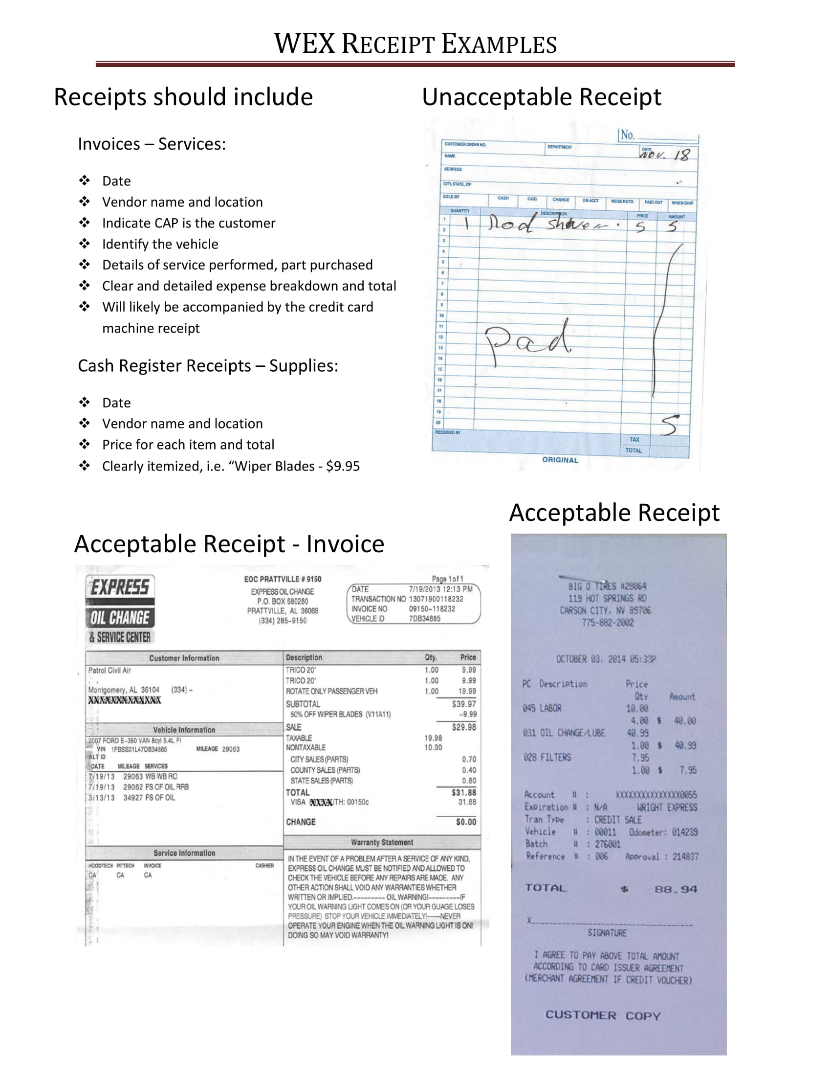 Simple Receipt - 17+ Examples, Format, Pdf