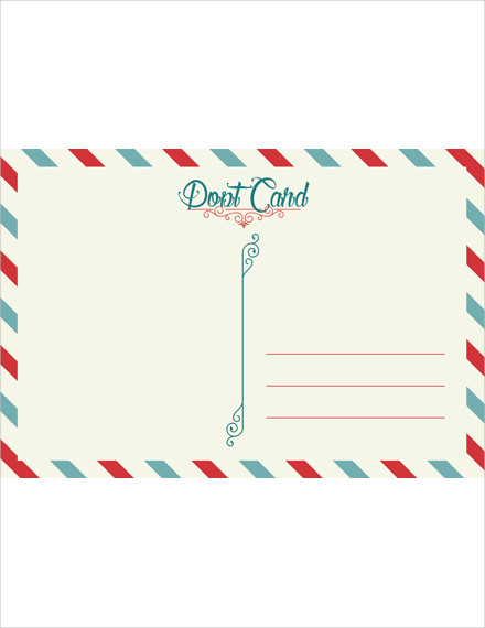 12+ Postcard Examples, Templates & Design Ideas | Examples