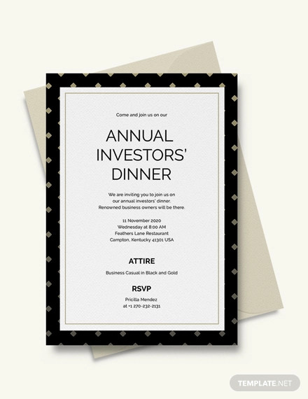 33 Dinner Invitation Examples PSD AI Word Examples