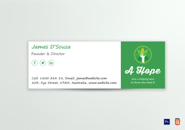 Charity Email Signature - Examples, Tips