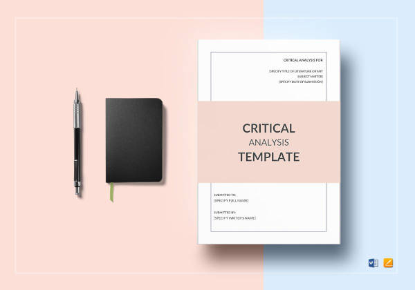 Critical Analysis - 8+ Examples, Format, Pdf | Examples