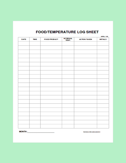 Log Sheet 19 Examples Format Pdf Examples