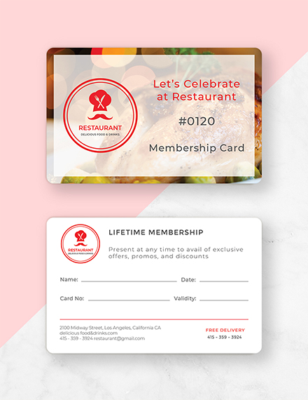 Membership Card Examples - 19+ Templates & Design Ideas | Examples