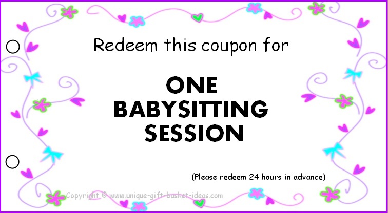 Babysitting Coupon - 15+ Examples, Format, Pdf | Examples