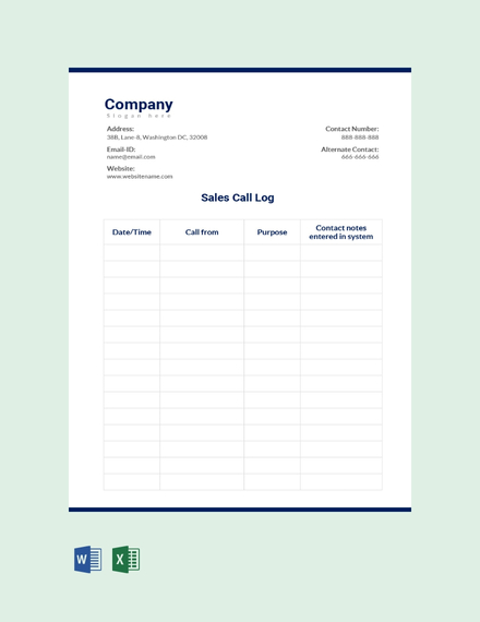 Log Sheet - 19+ Examples, Format, Pdf | Examples