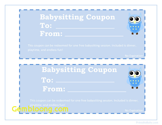 Babysitting Coupon - 15+ Examples, Format, Pdf | Examples