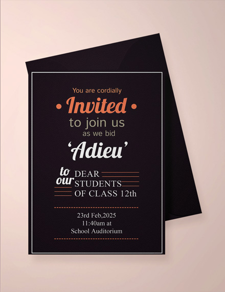 Farewell Party Invitation Template 25 Free Psd Format Download EF4