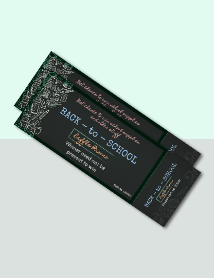 Raffle Ticket - 33+ Examples, Format, Pdf | Examples