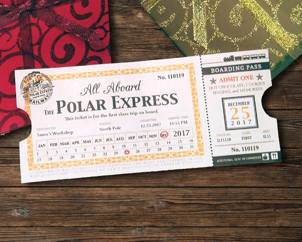 Vector Train Ticket - 11+ Examples, Format, Sample | Examples