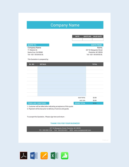 32+ Quotation Examples [ Sales, Websites, Vehicles ] | Examples