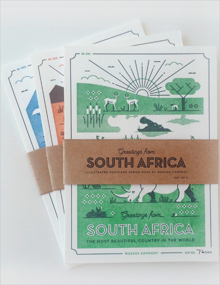 12+ Postcard Examples, Templates & Design Ideas | Examples