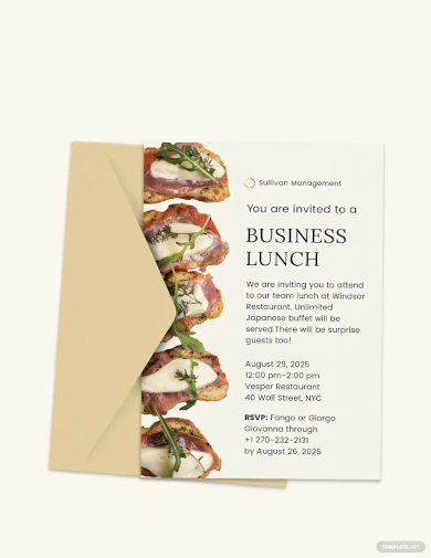 Lunch Invitation Examples - 34+ Templates, and Design Ideas - PSD, AI ...