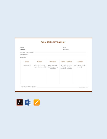 65+ Action Plan Examples in PDF | MS Word | Google Docs | Pages | Examples