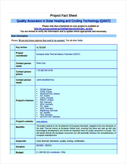 14+ Sheet Examples & Templates in PDF | Examples