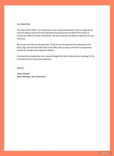 Reminder Letter - 26+ Examples, Format, Sample | Examples