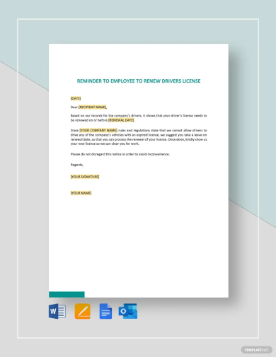 Reminder Letter - 26+ Examples, Format, Sample | Examples