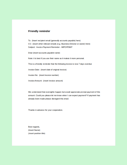 How To Write Payment Reminder Letter ZOHAL
