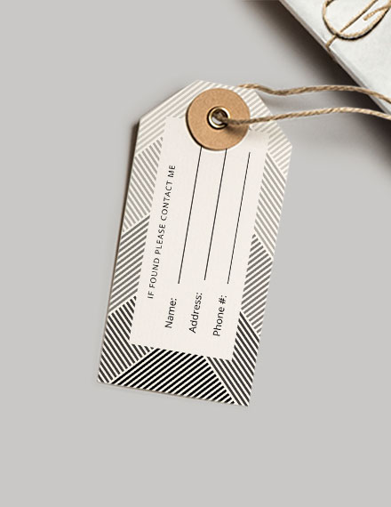 19 Luggage Label Examples Templates Design Ideas Examples