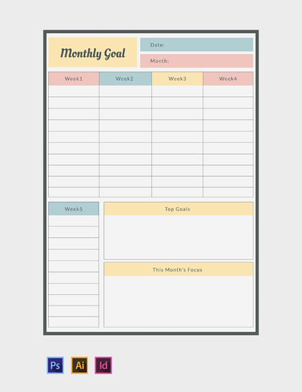 10 Monthly Planner Examples Templates In Word Excel Pages PSD AI 