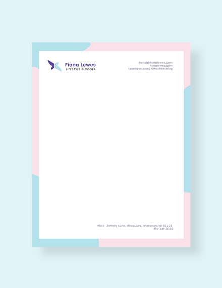 22 Letterhead Examples In MS Word PSD AI Publisher Pages Indesign Examples