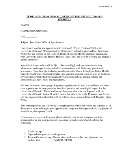 Offer Letter 25 Examples Format Sample Examples