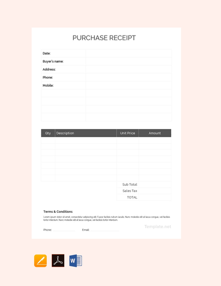 Cash Receipts - 15+ Examples, Templates, Format, How to Create, PDF